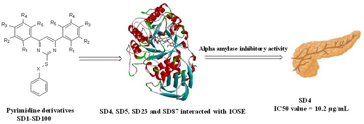 Molecular Docking, Synthesis, In-vitro Alpha Amylase and Antibacterial Activities of Newer ...